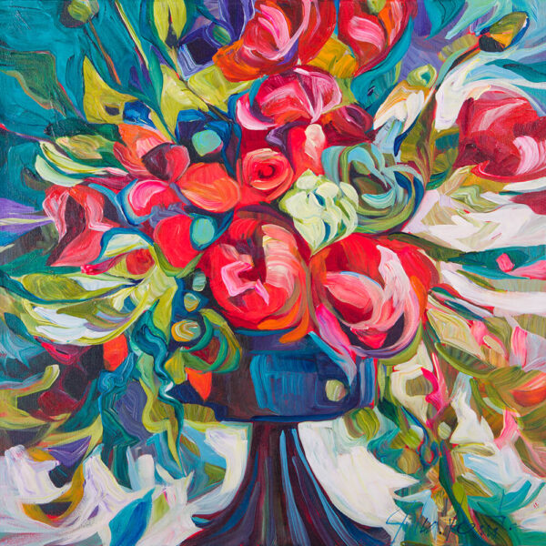 Blue Vase - Julia Veenstra
