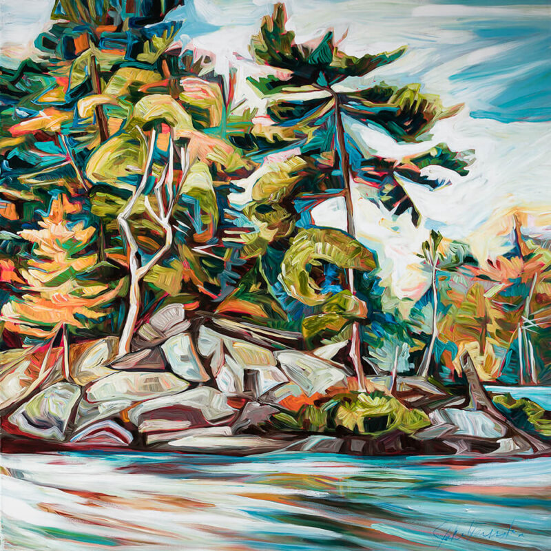 Lakeside Trees - Julia Veenstra